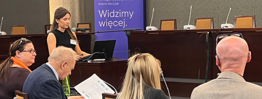 Magdalena Kopeć studentka V roku prawa zdobyła Nagrodę I stopnia na ...