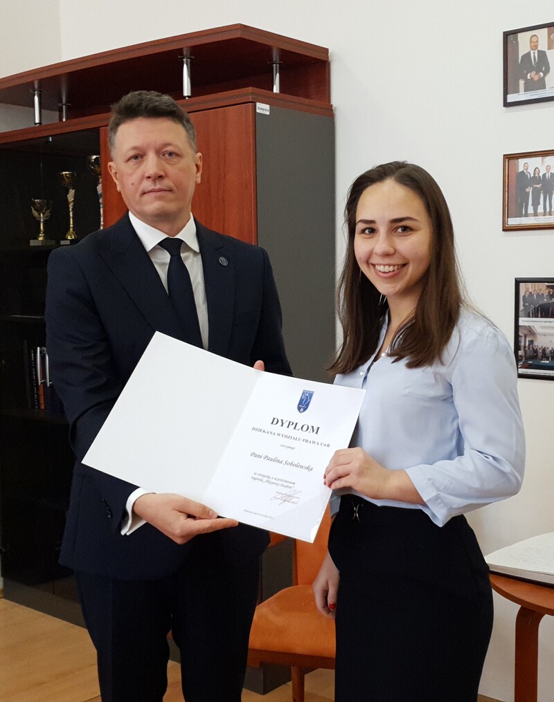 Nagrody „Aktywny Student” / Aktualności / Wydział Prawa